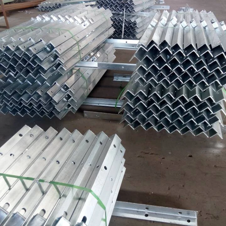 Galvanized Overhead Power Line Fitting Cross Arms