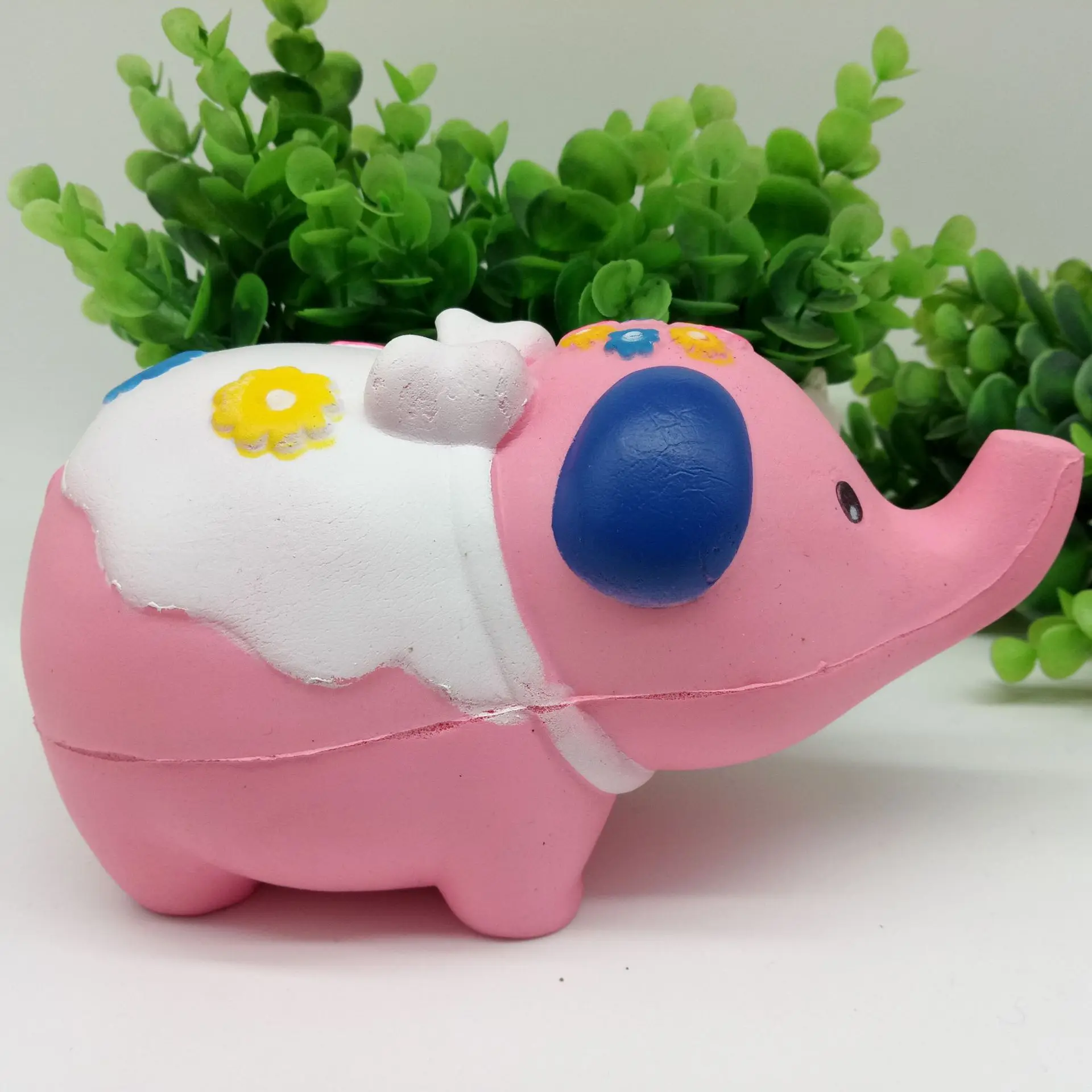 Mskwee Slow Rising Squeeze Squishies Jumbo Kawaii Pink Elephant Dumbo ...