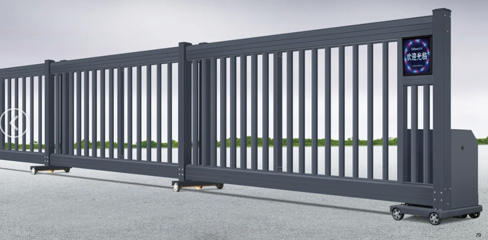 Auto Extending Gate Electric Sliding Safety Doors - Buy Auto Extending ...