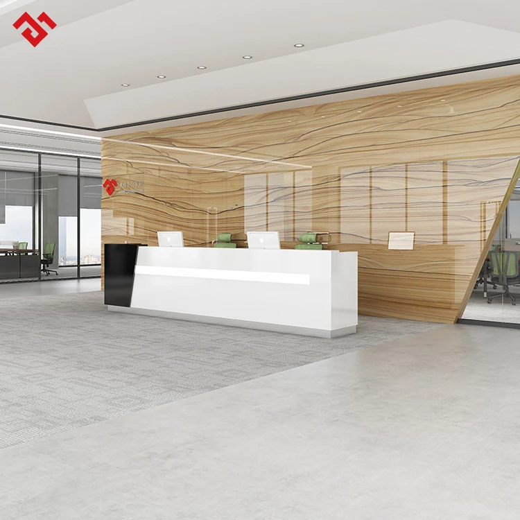 Small Clinic Counter Desk - Modern Reception Design