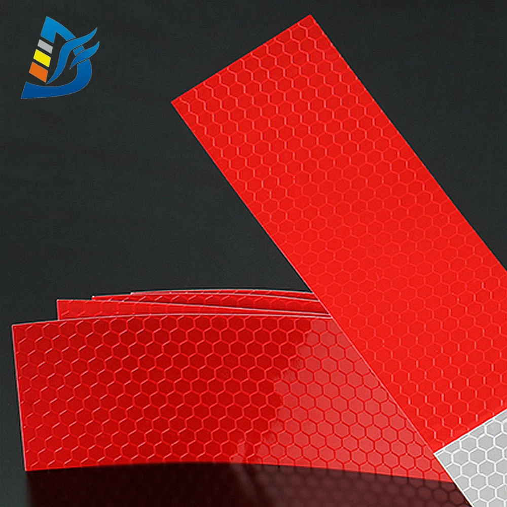 Car Body Reflective Sticker Factory Direct Sale Truck Red And White ...