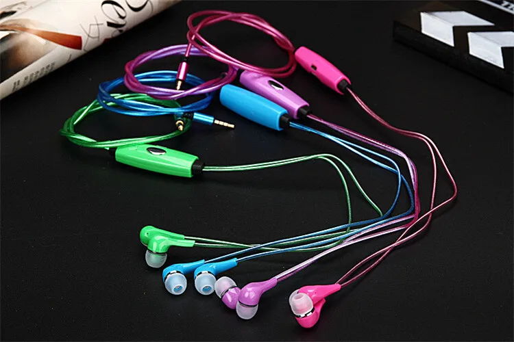 Glow In The Dark Earphones Led Earbuds Luminous Glow Headphones Led ...