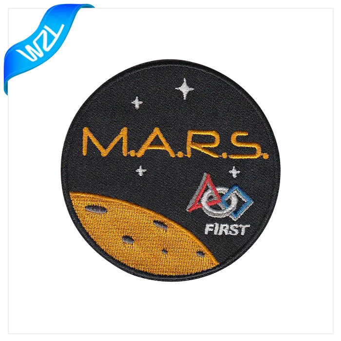 Large Custom Mars Brand Embroidery Patches - Buy Embroidery Patch For ...