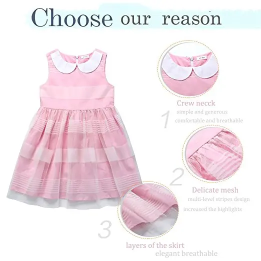 High Quality Kid Smart Casual Dress Sleeveless Chiffon Sexy Wear For ...