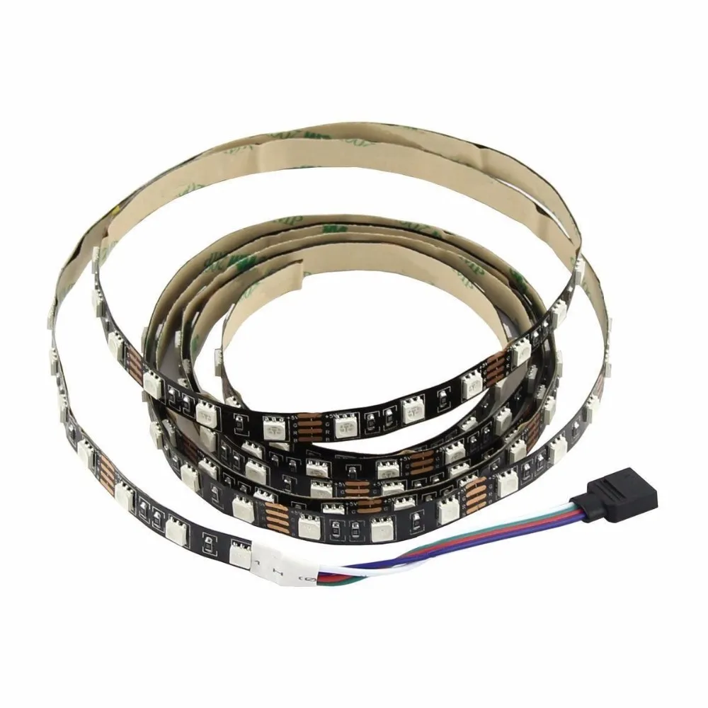 5 Volt Usb Led Strip 5050 Rgb Tv Background Light Kit With 17key Rf ...
