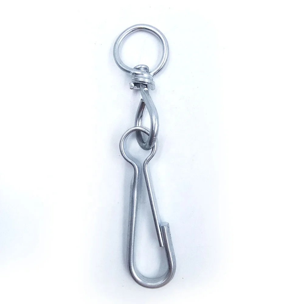 Hot Sale Lanyard Snap Clip Nickel Plated 4293 Spring Swivel Carabiner Zinc Plated Simplex Hook ...