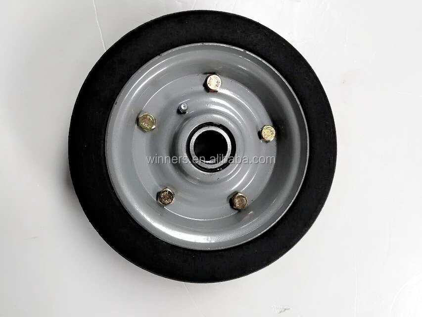 9 Inch Industry Solid Rubber Tire Wheel - Buy Solid Rubber Tire Wheel ...