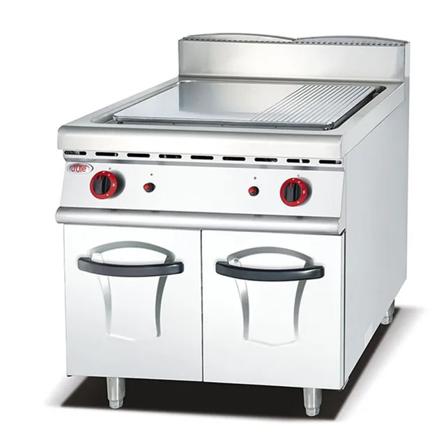 Restaurant Commercial Kitchen Stainless Steel Gas French Hot-plate With ...