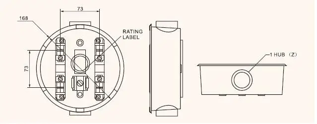 Round Meter Base Yb -100 For South America With Copper / Steel Jaw ...