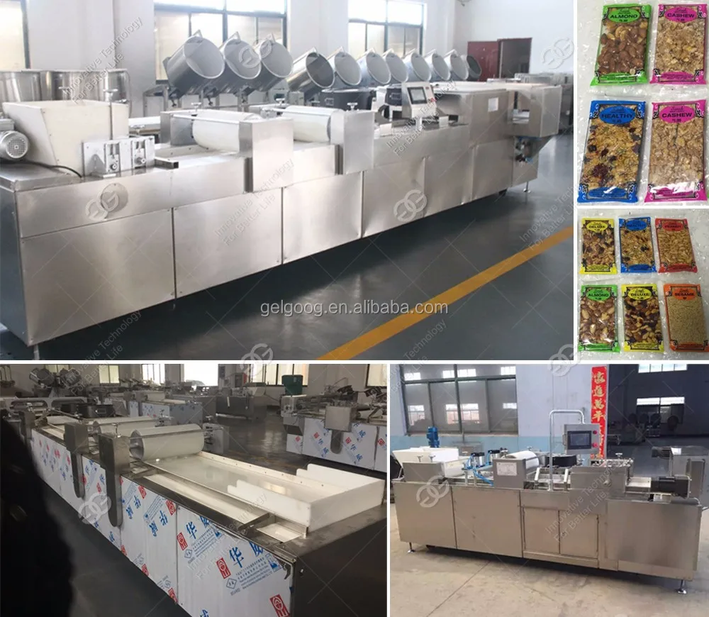 Industrial Automatic Cereal Bar Pressing Making Machine Small Protein ...