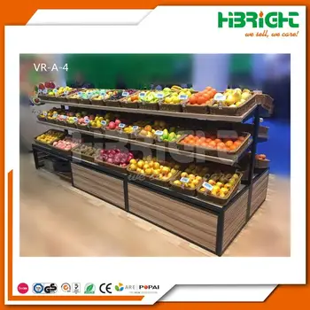Fruit And Vegetable Display Cooler Supermarket Vegetable And Fruit ...