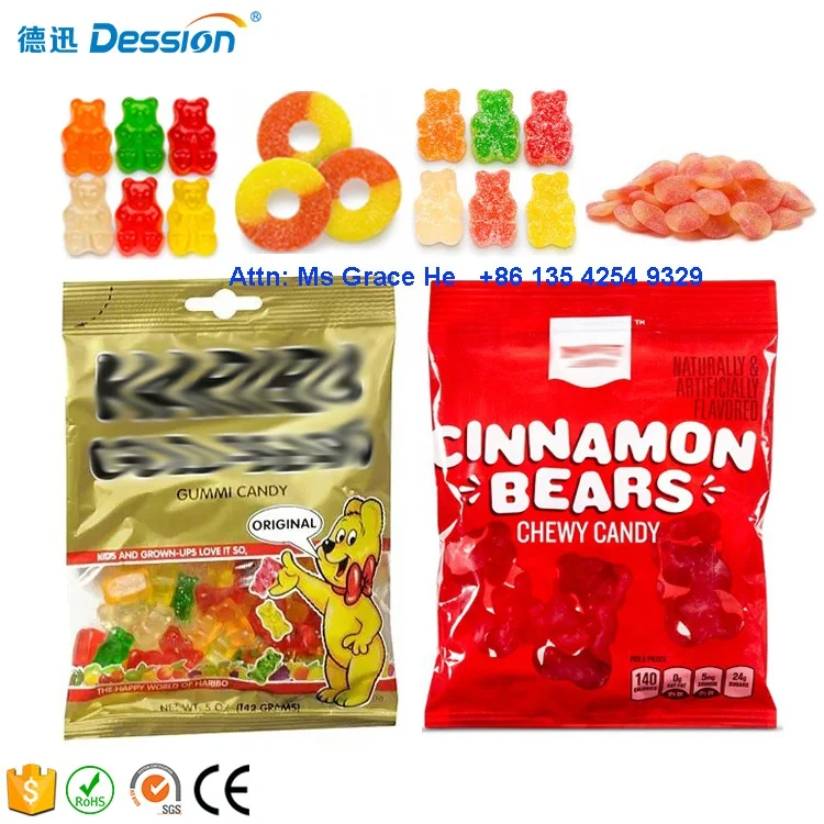 Dession 10-20pcs Gummy Bear Candy Counting Packaging Machine - Buy ...