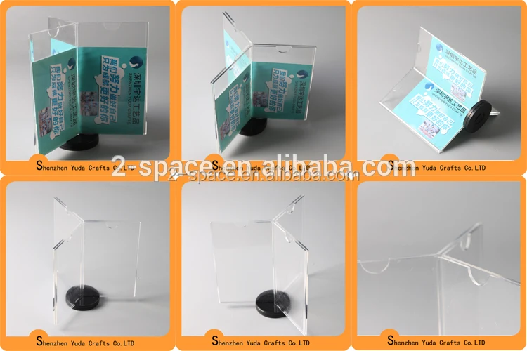 Pop Acrylic Brochure Pamphlet Flyer Display Stands Holders For ...