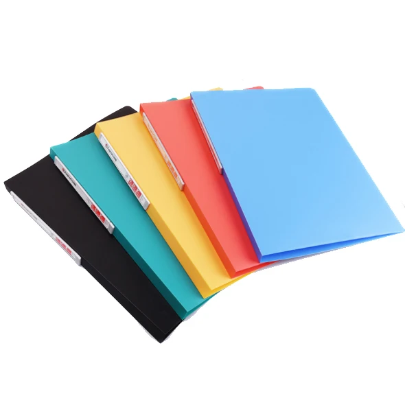 Notebook Transparent File Folder Plastic Pocket A5 Size Plastic Folder ...