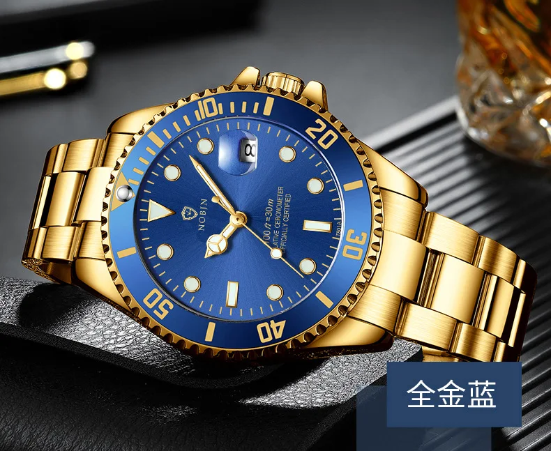 NOBJN T801A Multifunction Men's Business Watch - Custom Logo