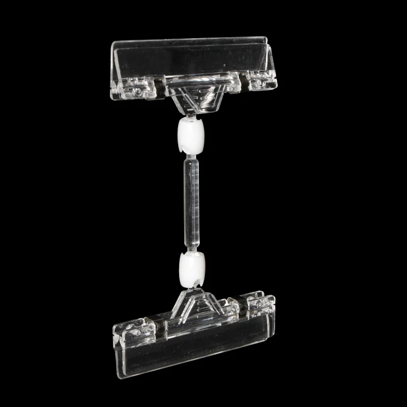 Supermarket Shelf Transparent Clear Plastic Price Label Pop Clip Card ...