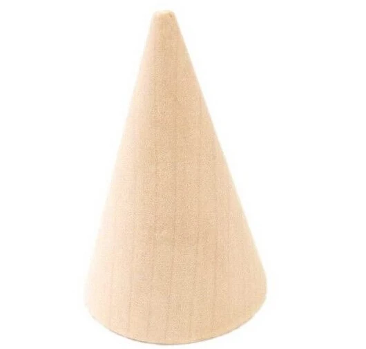 2 Inch Wood Conical Block Wood Craft Learning Resources Wood Geometric ...