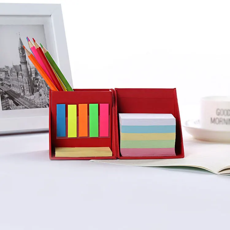 Sticky Memo Note Desk Organiser Box Set/promotion Sticky Notes In Cube ...