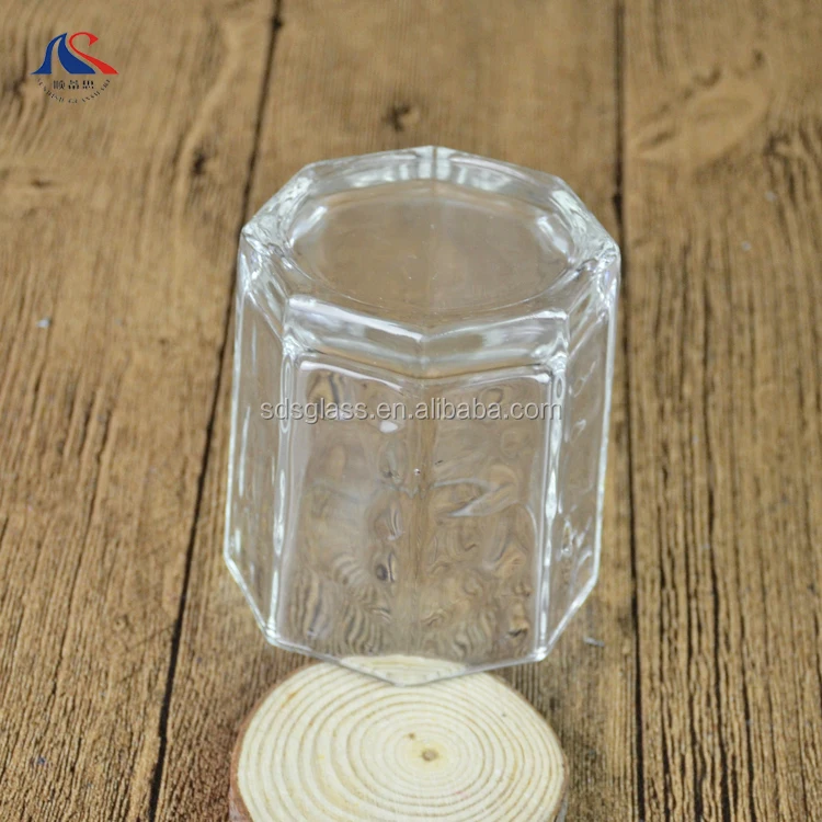 Wholesale Luminarc Octagonal Short Straight Glass Water Cup Rock ...