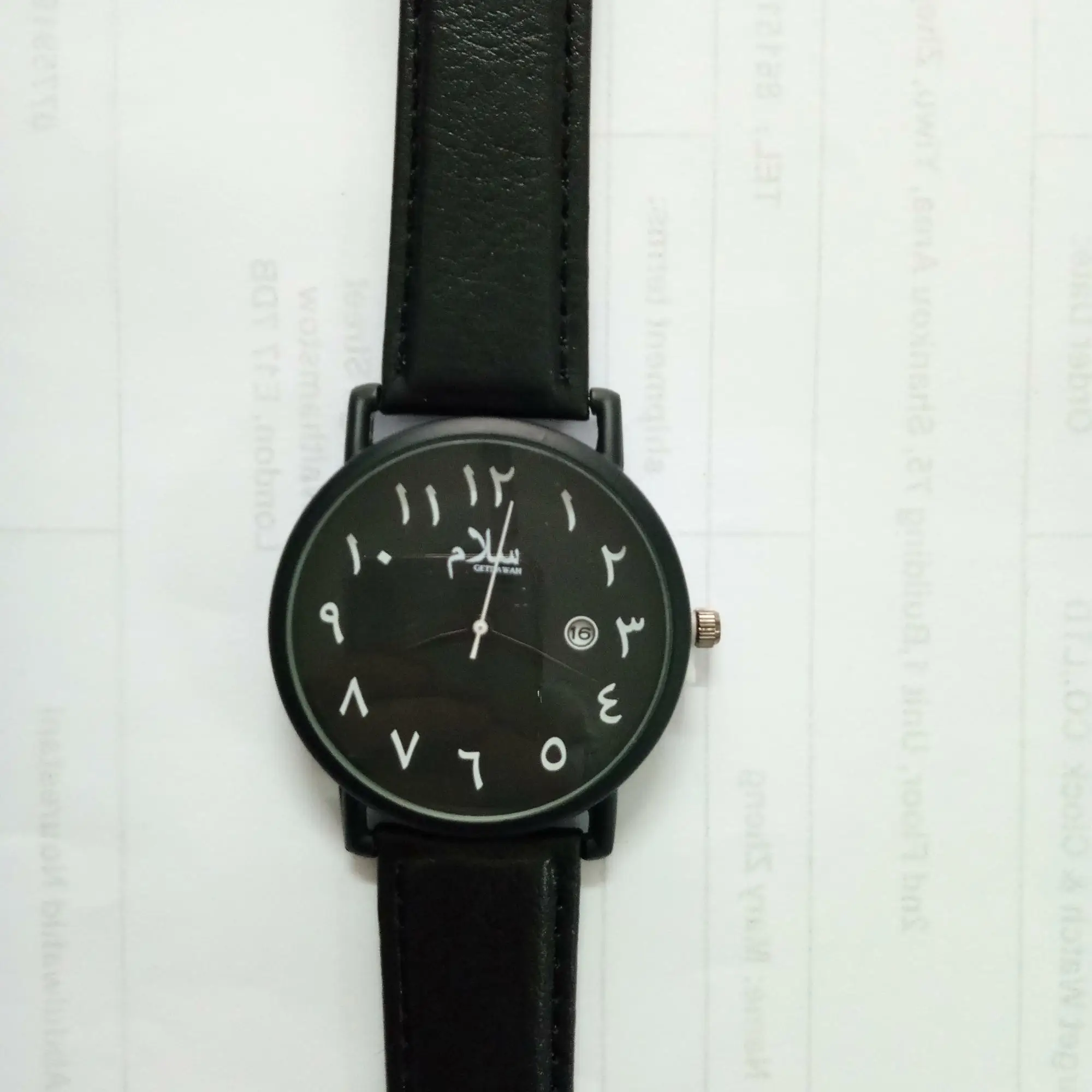 Customized Arabic Numerals Dial Wrist Watch Fast Shipping Branded ...