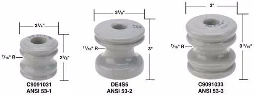 53-2 Porcelain Spool Insulators - High Voltage Solutions