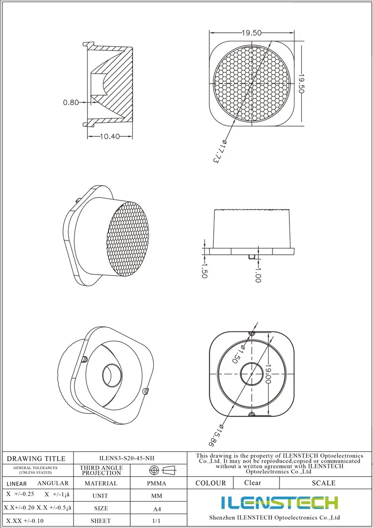 45 Degree Led Light Lens Smd Led Lens For Wholesale /led Lens - Buy Led ...