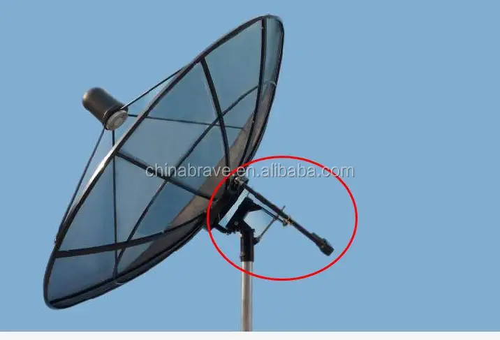 C/ku Band 5m Satellite Aluminum Mesh Dish Pole Mount