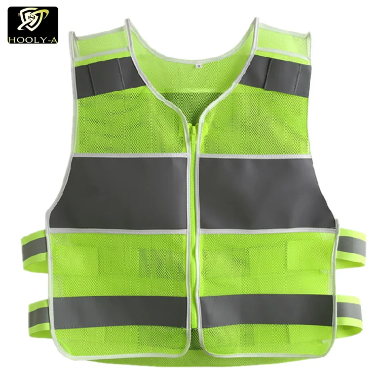 Hi Vis Green High Visibility Reflective Vest Mesh Safety Vest - Buy Hi ...