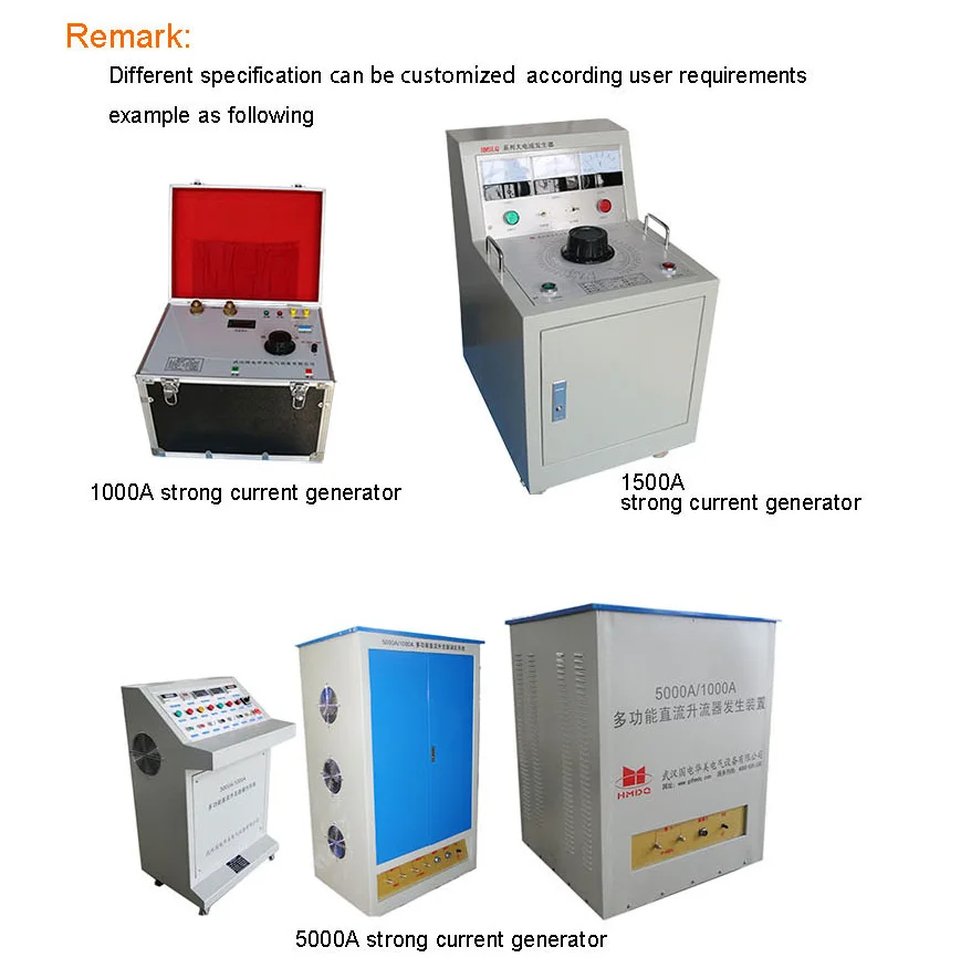 Primary Current Injection Tester - 500A High Current Injector
