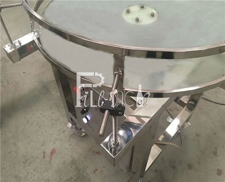 Turn Rotary Bottle Collection Receiving Accumulation Table