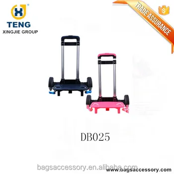 Hand Luggage Frame With Wheels Telescopic Trolley Handle With Luggage ...