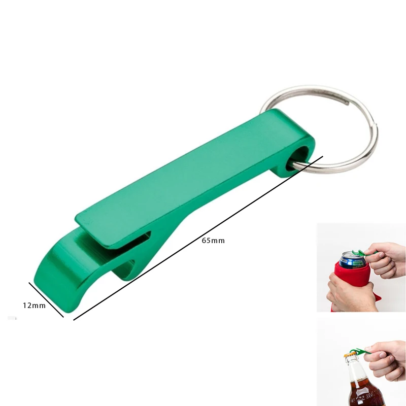 Classic Metal Bottle Opener Keychain,Aluminum Bottle / Can Opener Key ...