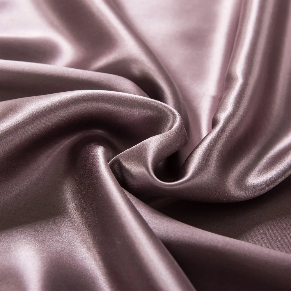 Non-toxic Snow Silk 100% Pure Mulberry Silk Fabric 16/19/22/25mm Plain Dyed Charmeuse Oeko ...