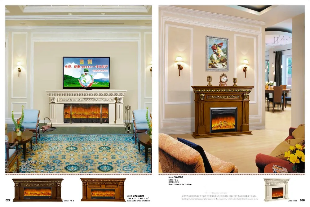 Resin Fireplace Mantel Surround - Customizable & Stylish