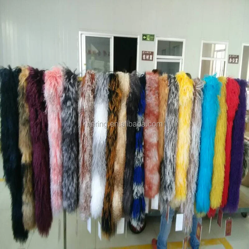 Long Hair Goat Fur Rugs - Warm and Stylish Animal Shaped Rugs