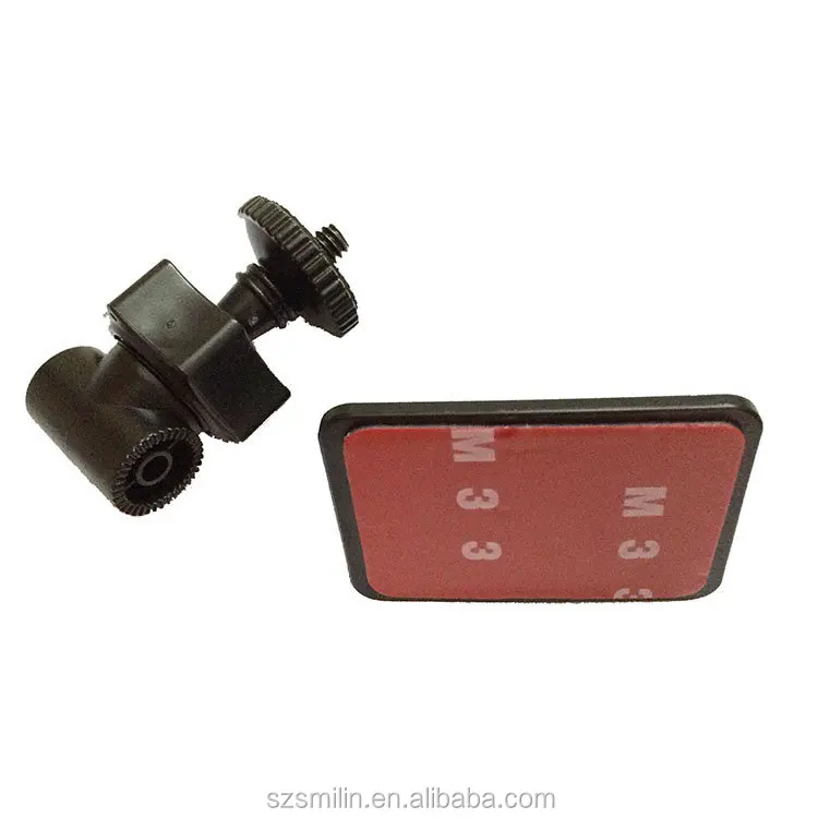 1/4" Standard Screw Car Camera Mount 3m Sticker Dvr Bracket 360 Degree ...