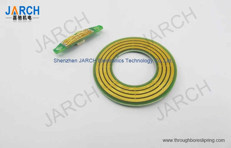 Alumi High-Speed 360-Degree Electric Flat Slip Ring, 12 Circuits, OEM