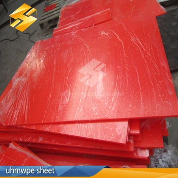Polyethylene Sheet/any Size High Quality Red Pe Plastic Sheet/red Polyethylene Uhmw Pe500 Sheet ...