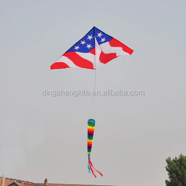 Customized American Flag Kite - Buy Flag Kite,American Flag Kite ...