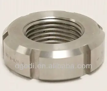 Stainless Steel Round Threaded Shaft Nut - Buy Shaft Nut,Shaft Lock And ...