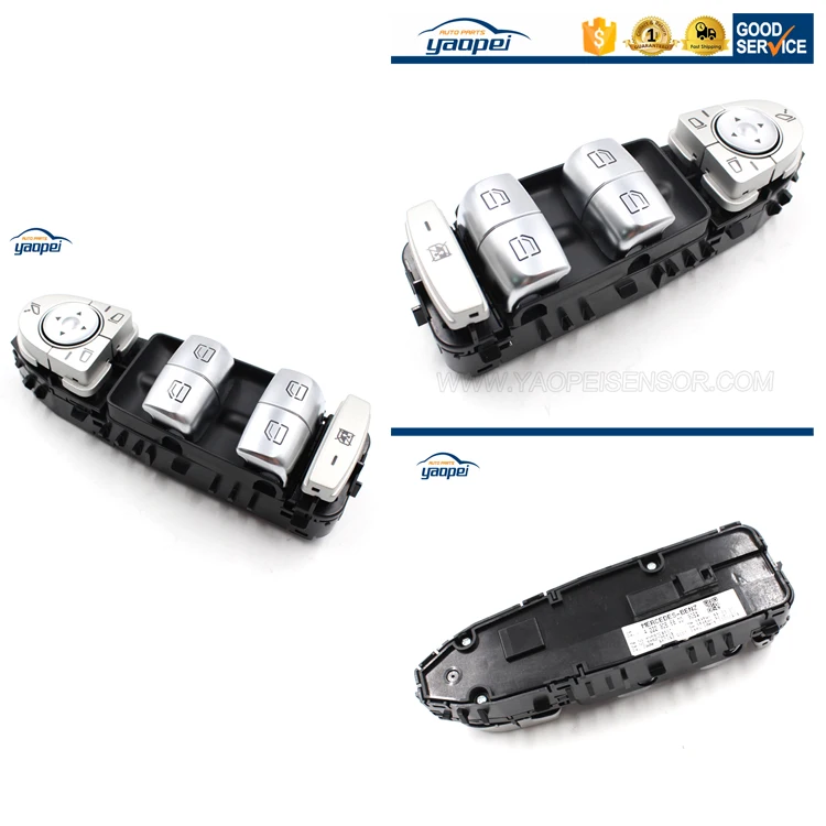 NEW Silver Driver Left Master Window Door Switch 2229056800 ...