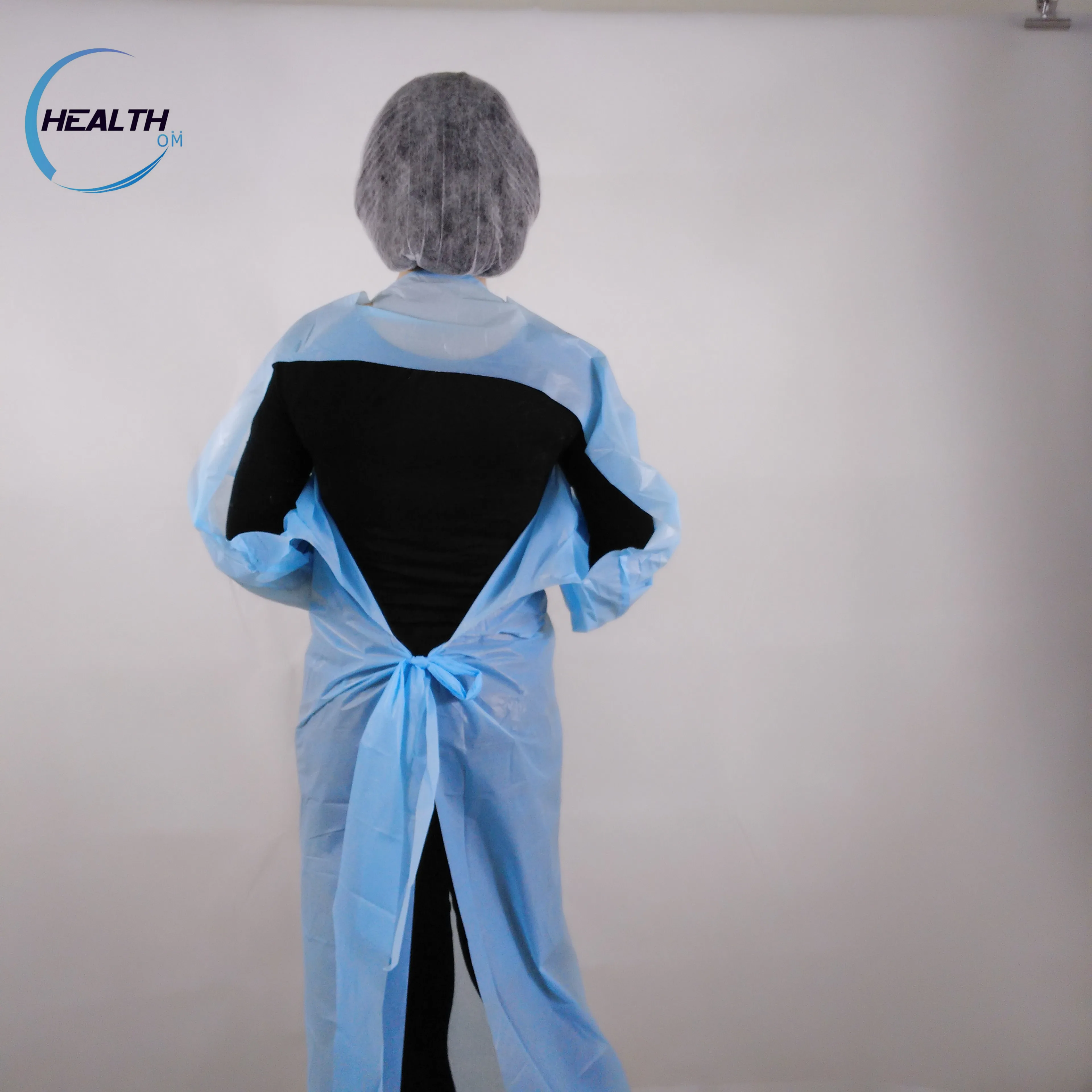 Surgical Disposable Cpe Gown For Medical And Hospi Standard Thumb Loop Gowns Fast Consumable ...