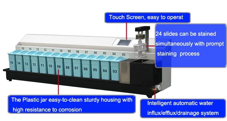 Medical Mini Auto Tissue Slide Stainer - Buy Automated Slide Stainer ...