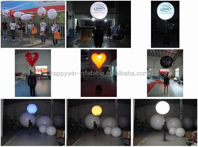 Popular Advertising Lighted Backpack Ball/led Inflatable Walking ...