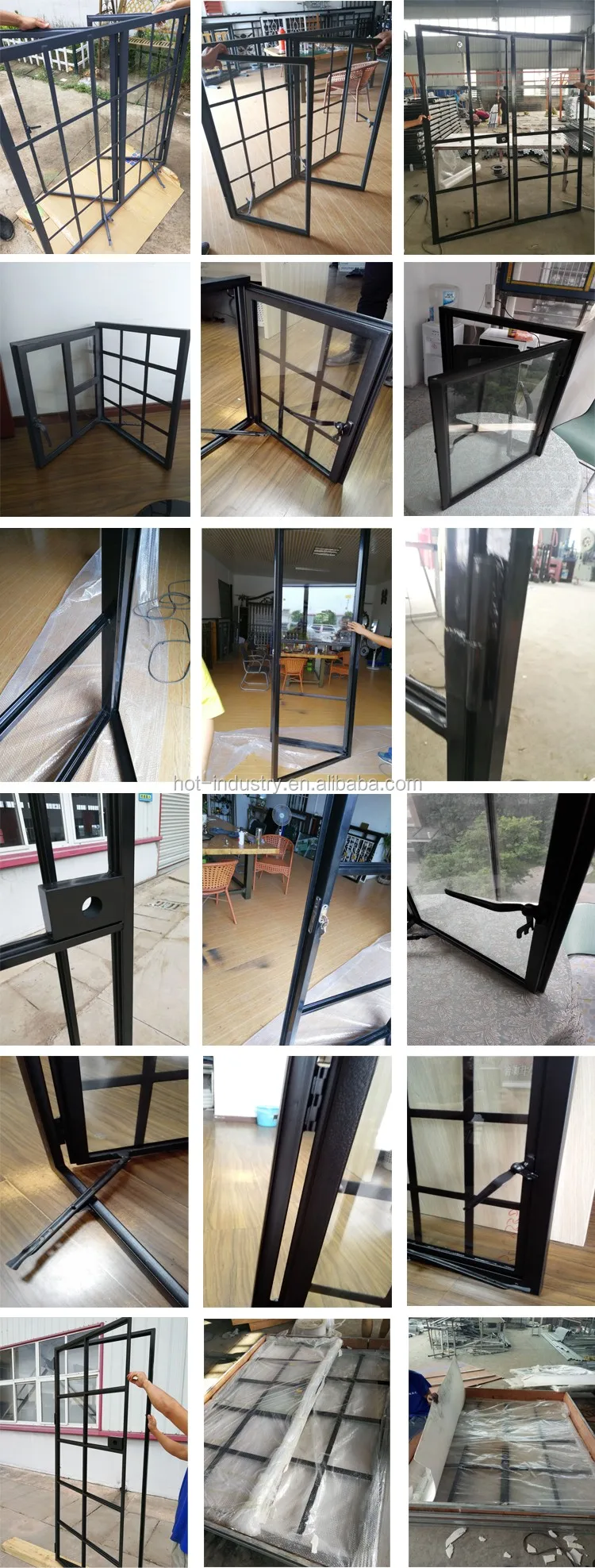 Simple Iron Window Grills Design for House Window - HOT