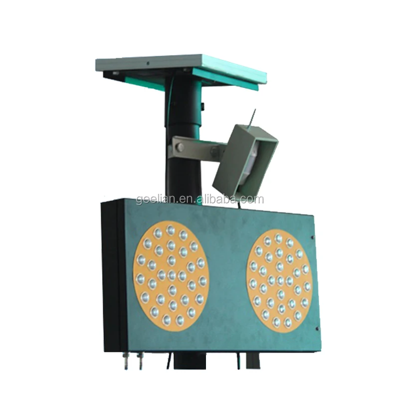 Pedestrian Crossing Light Infrared Sensor Solar Pedestrian Sign - Buy ...