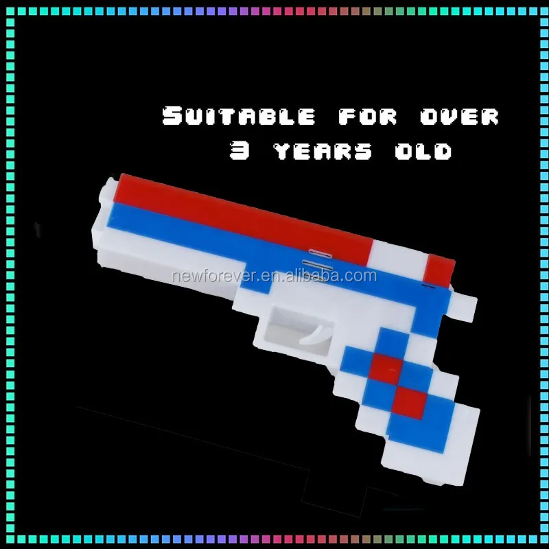 Led Pixel Gun Glowing Pixel Gun,Light Up Toy Gun Pixel Led Toy For ...