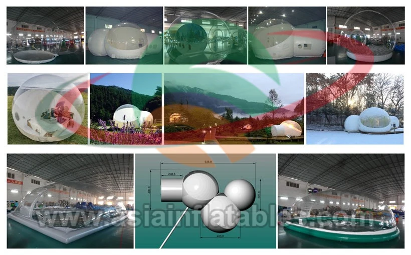 Glamping Beach Bubble Tent - Inflatable Hotel Igloo Doom