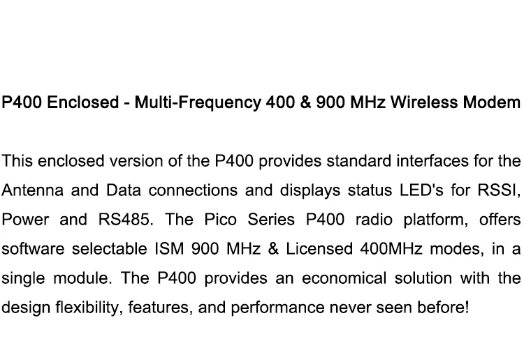 Microhard Uav Radio Modems Pico Series P400-enc - Buy Radio Modems ...