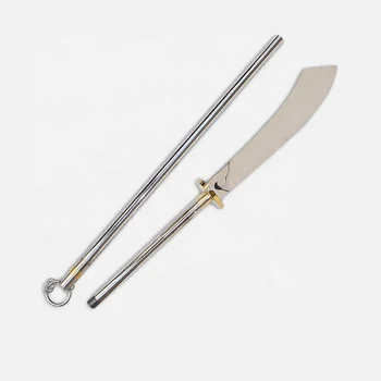 Wushu Weapon Stainless Steel 2pcs Podao Pudao Horse Sword - Buy Wushu ...